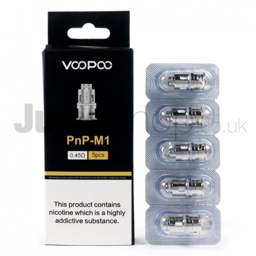 VooPoo PnP-M1 Coils (5pcs) Vinci/Tiro/Drag | Juice Shop® UK