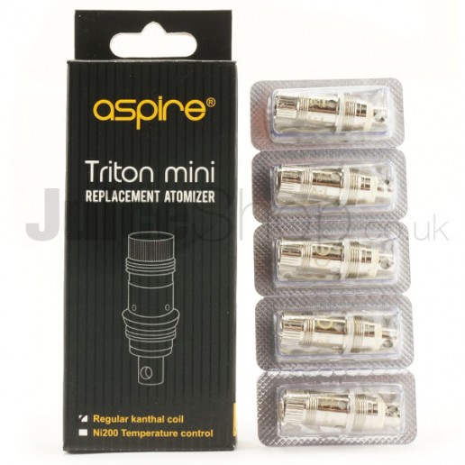 Authentic Aspire Triton Mini Coils (Pack of 5) | Juice Shop® UK